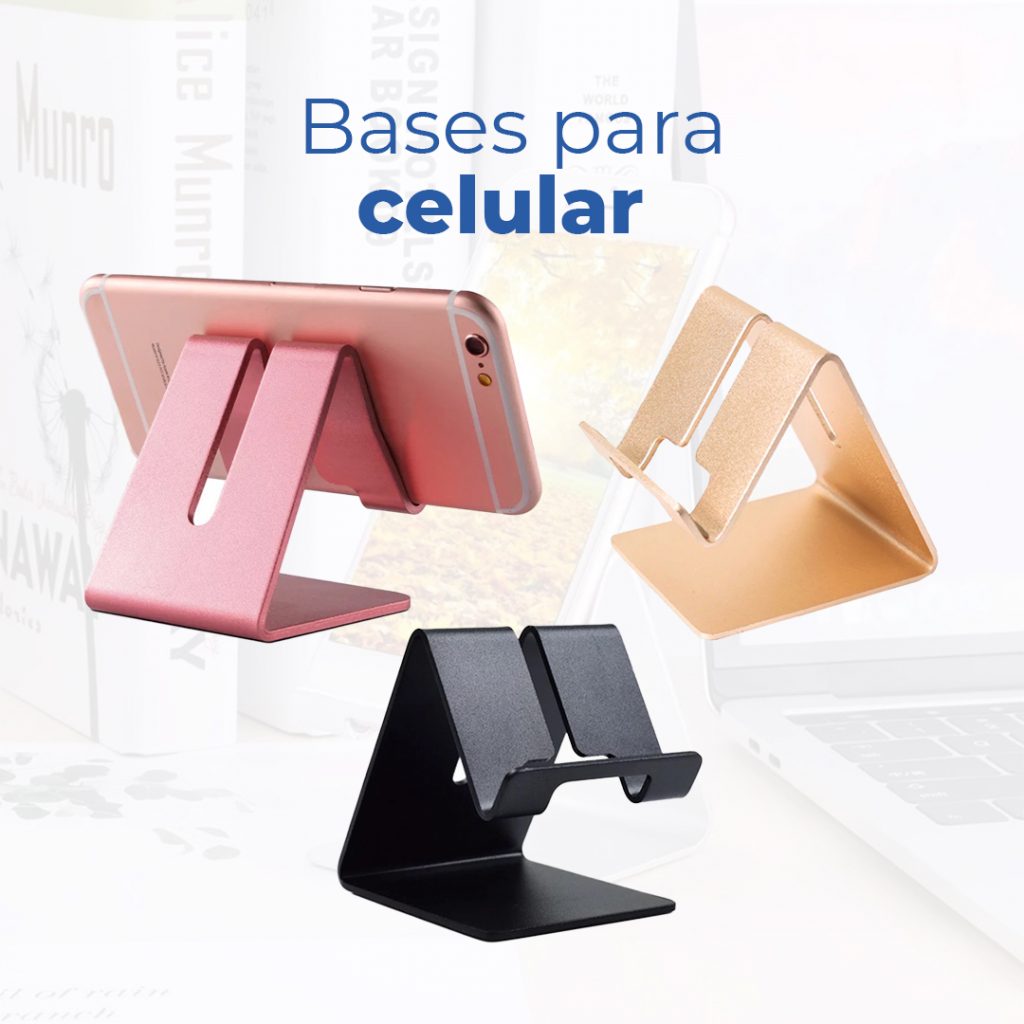 Bases metálicas para el celular - Pendrives UniversoUSB y accesorios ...
